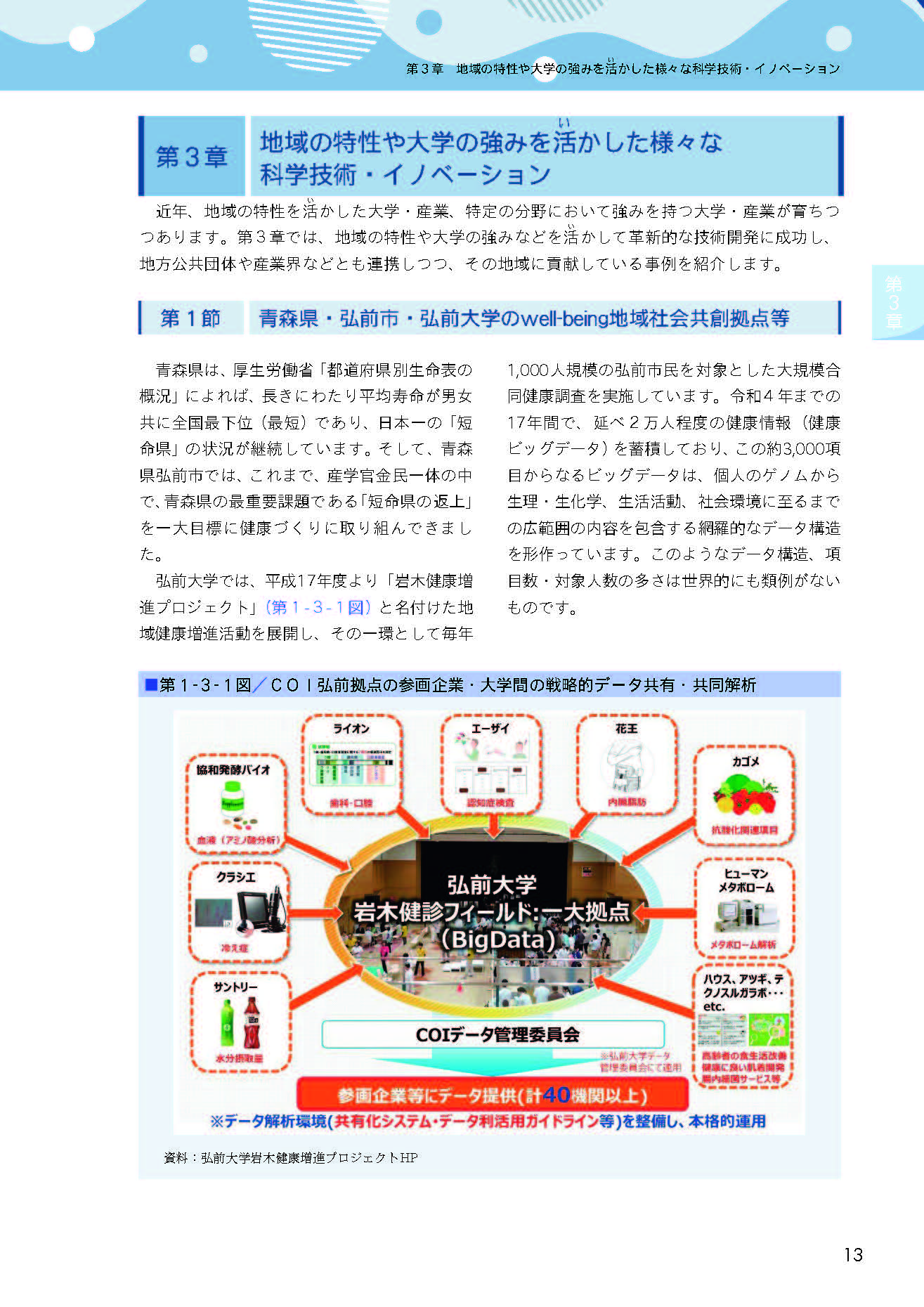 【メディア情報】弘前大学COI（＋COI-NEXT）の取り組みが、「令和5年版 科学技術・イノベーション白書」において紹介されました ...